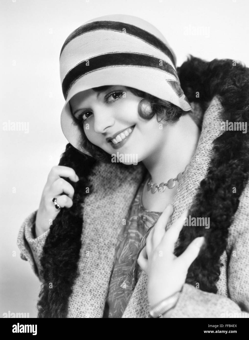 FASHION: CLOCHE HAT, 1929. /nSally Starr, American movie actress ...