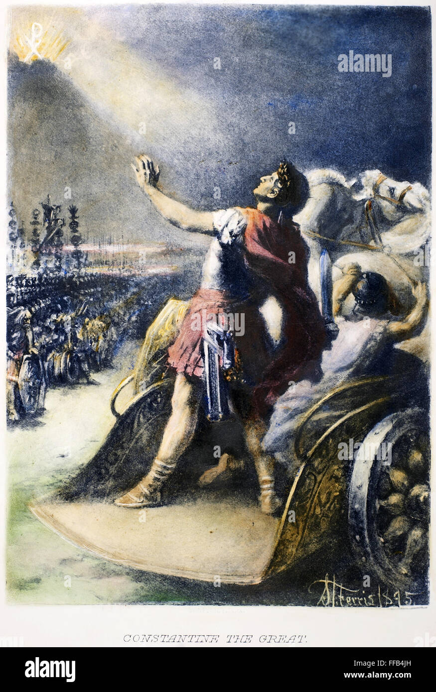 CONSTANTINE I (d.337). /nConstantine the Great. Roman emperor, 306-337 ...