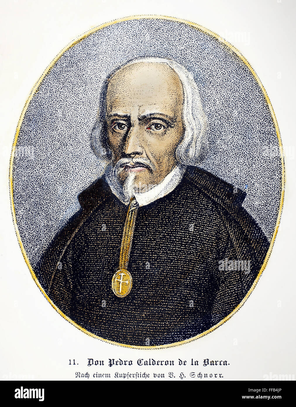 PEDRO CALDERON DE LA BARCA /n(1600-1681). Spanish playwright and poet ...