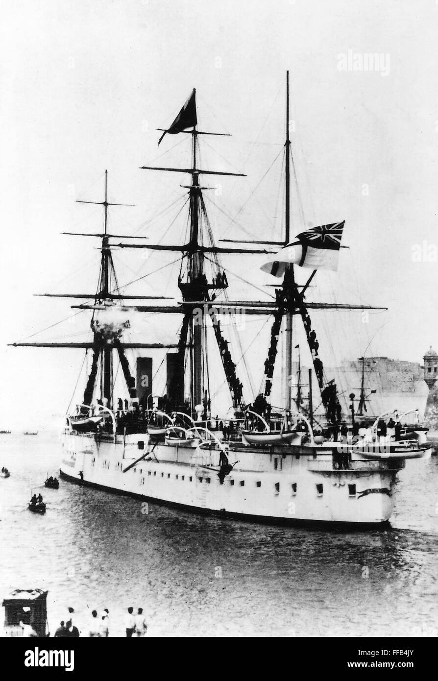 SHIPS: HMS 'ALEXANDRIA.' /nHMS 'Alexandria,' launched in 1875 and was ...
