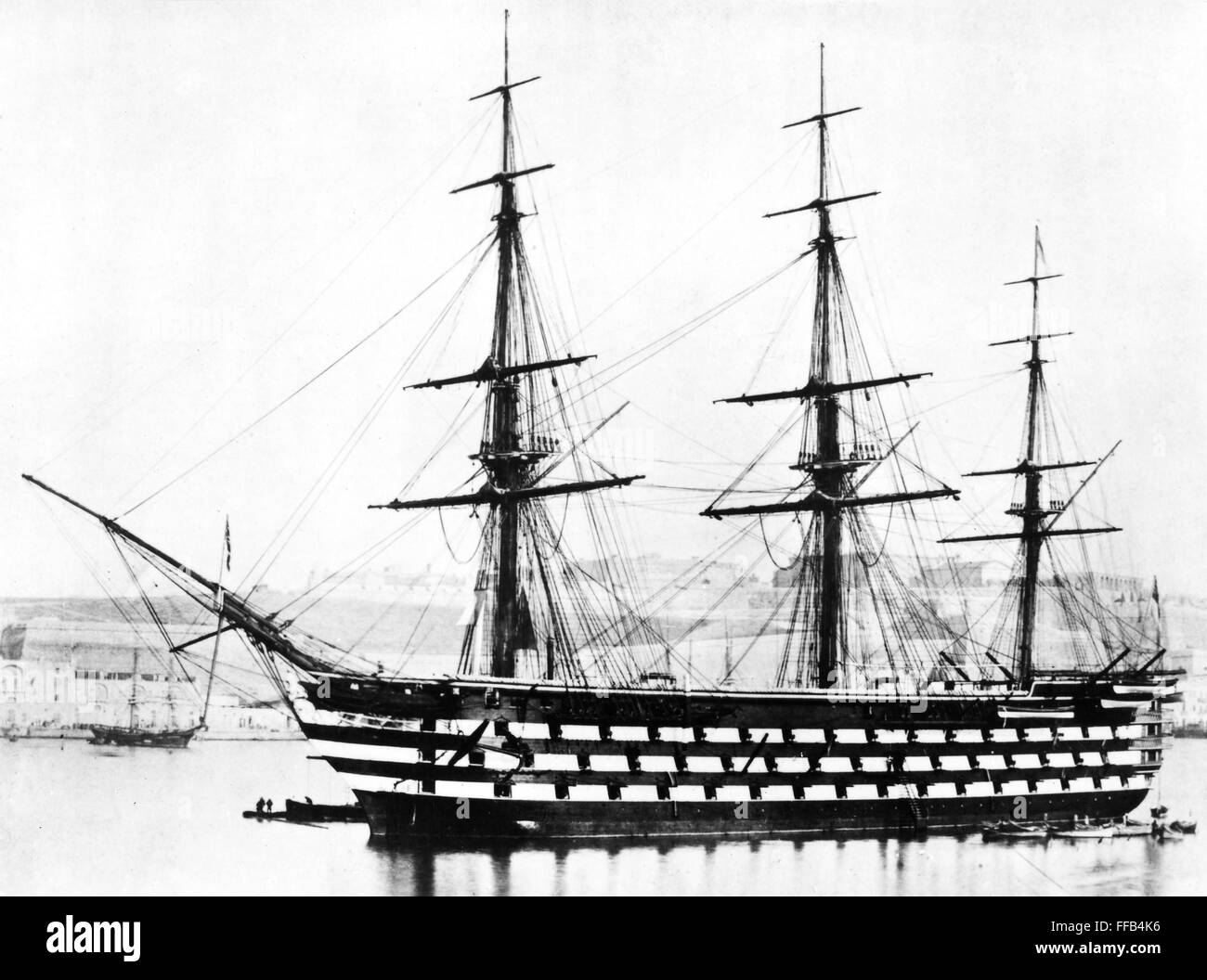 SHIPS: HMS 'VICTORIA.' /nHMS 'Victoria,' launched in 1859, the last ...