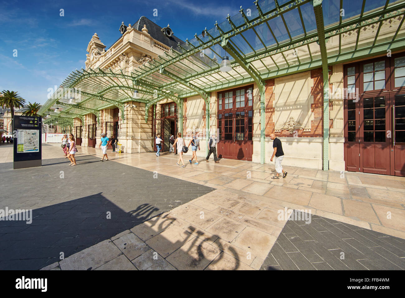 Nice ville railway station hi-res stock photography and images - Alamy