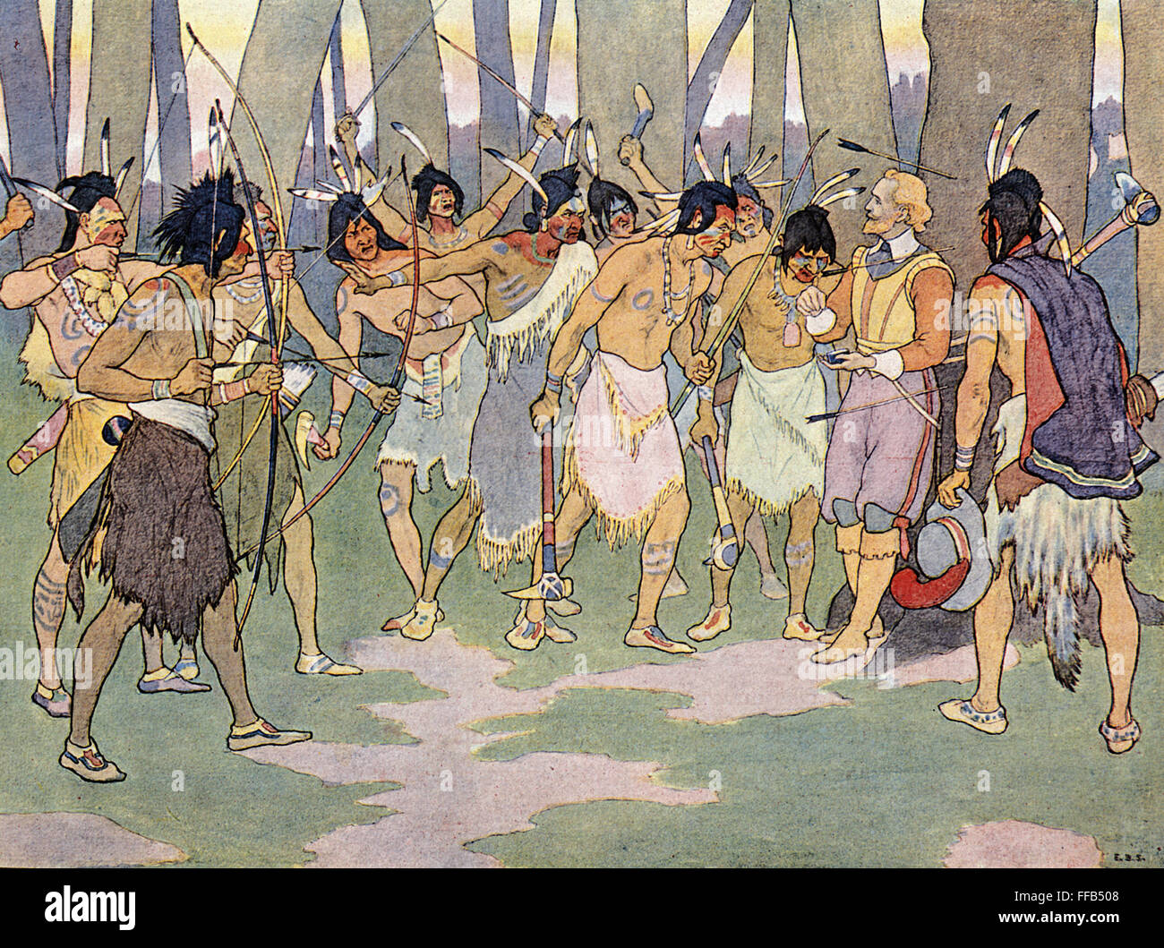 JOHN SMITH (1580-1631). /nEnglish soldier and colonist in America ...