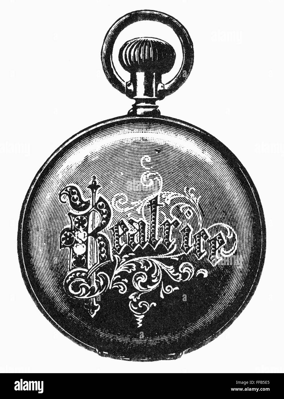 POCKET WATCH, 19th CENTURY. /nDesign for a gold watch back, 19th ...