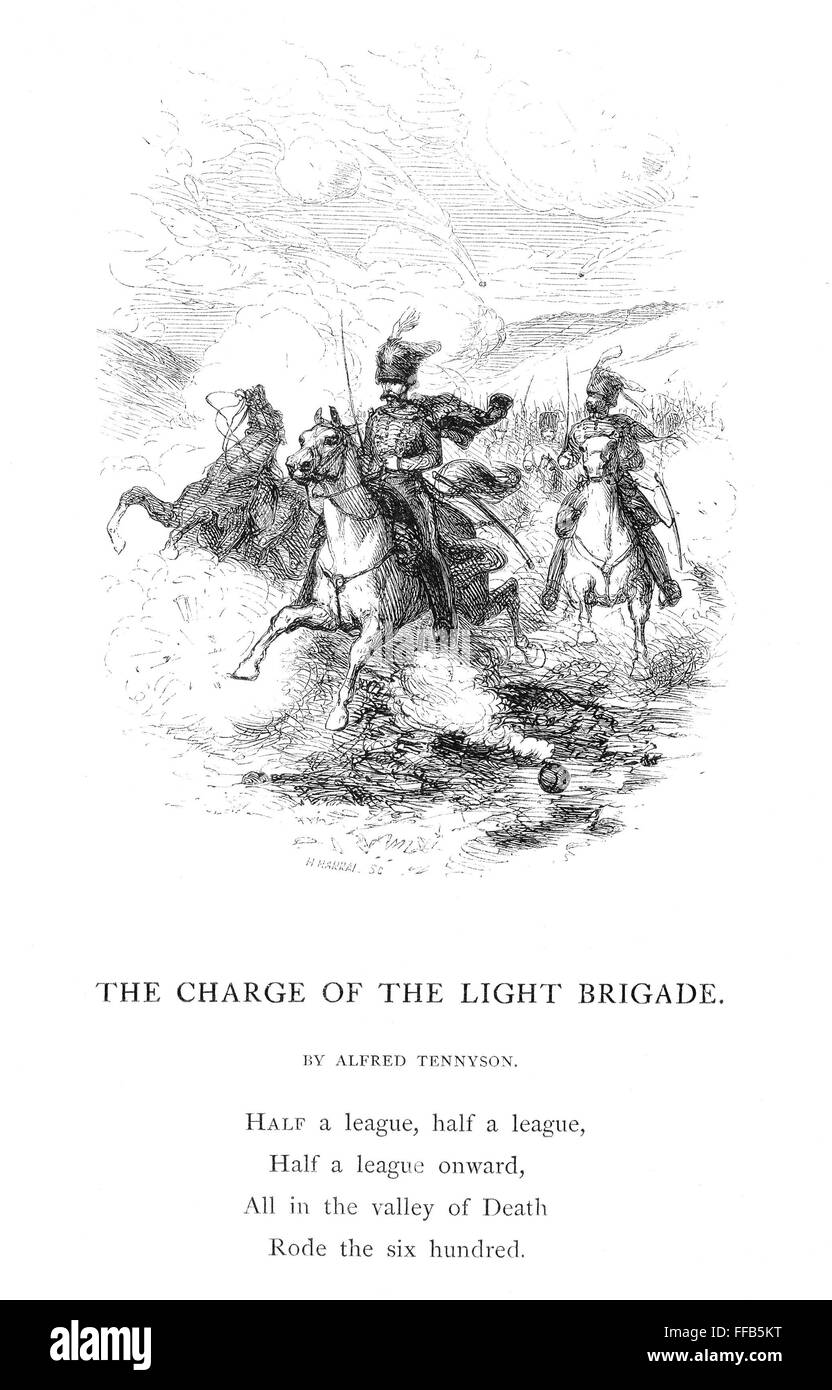 CRIMEAN WAR: LIGHT BRIGADE. /nThe Charge of the Light Brigade at ...