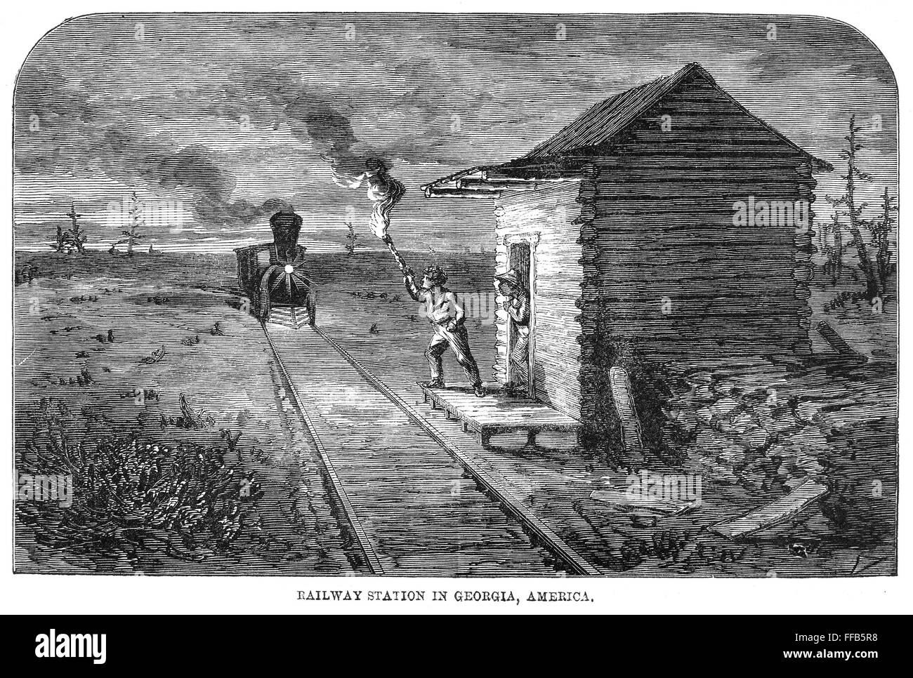 Log railroad hi-res stock photography and images - Alamy