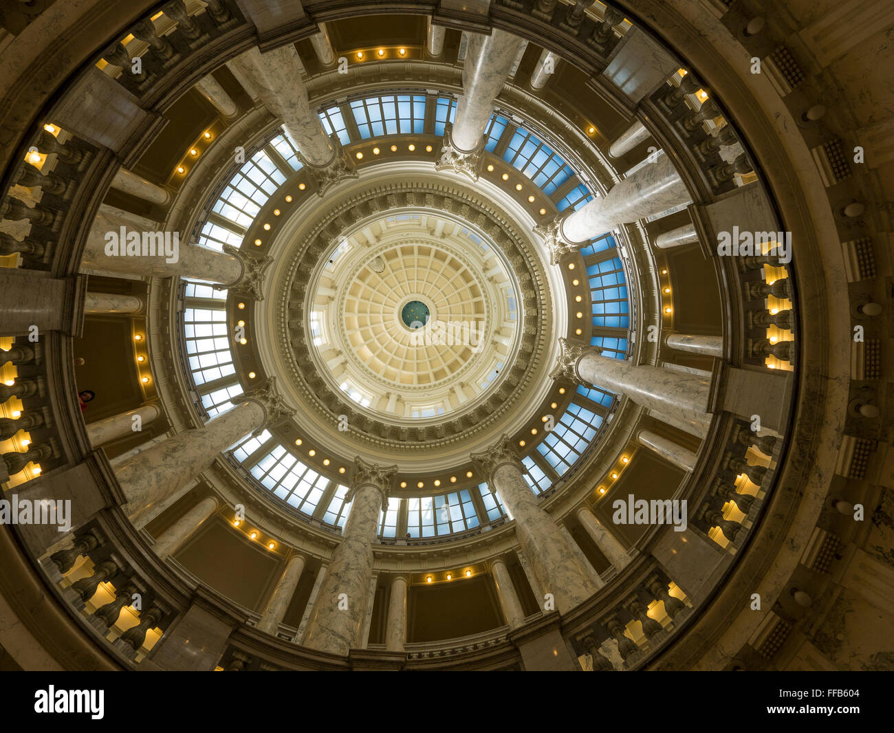 Dome, Idaho State Capitol building, Boise, Idaho Stock Photo - Alamy