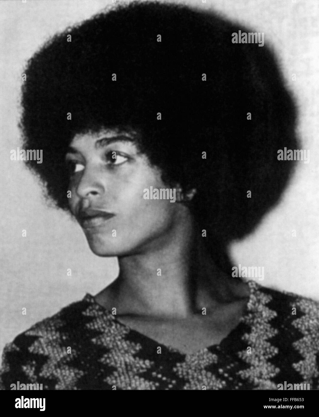 ANGELA DAVIS (1944- ). /nAmerican political activist. Photographed ...