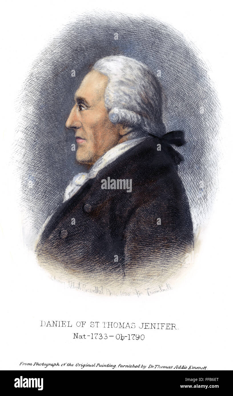 DANIEL JENIFER (1733-1790). /nDaniel of St. Thomas Jenifer. American ...