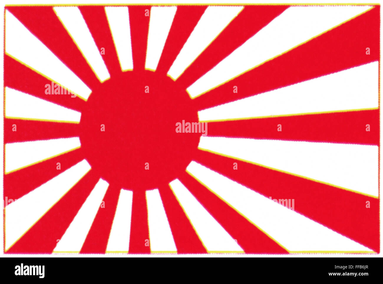 JAPANESE FLAG. /nNaval ensign of the Empire of Japan, 1889-1945 Stock ...