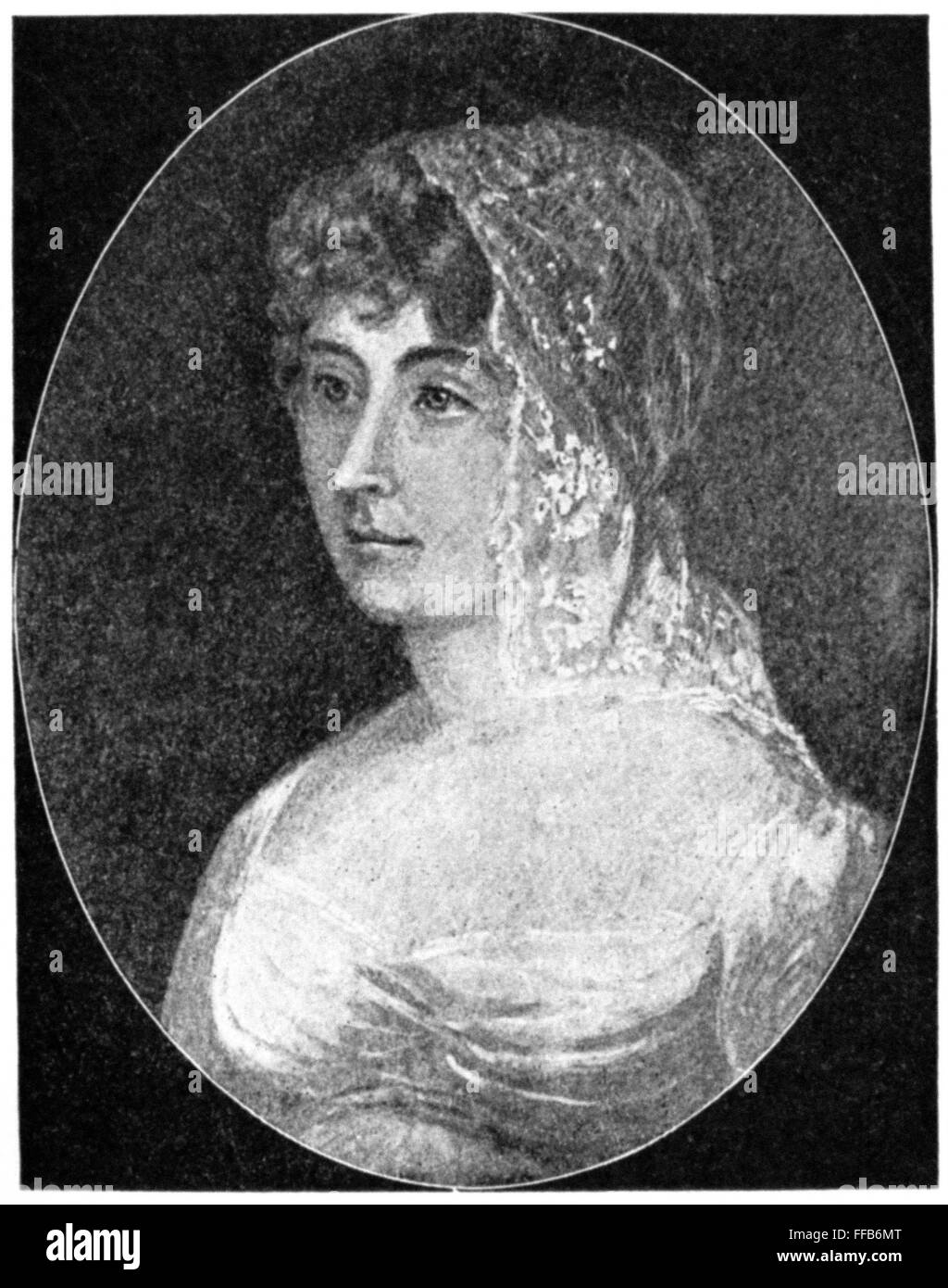 SARA FRICKER COLERIDGE /n(d. 1845). Wife of the English poet, Samuel ...