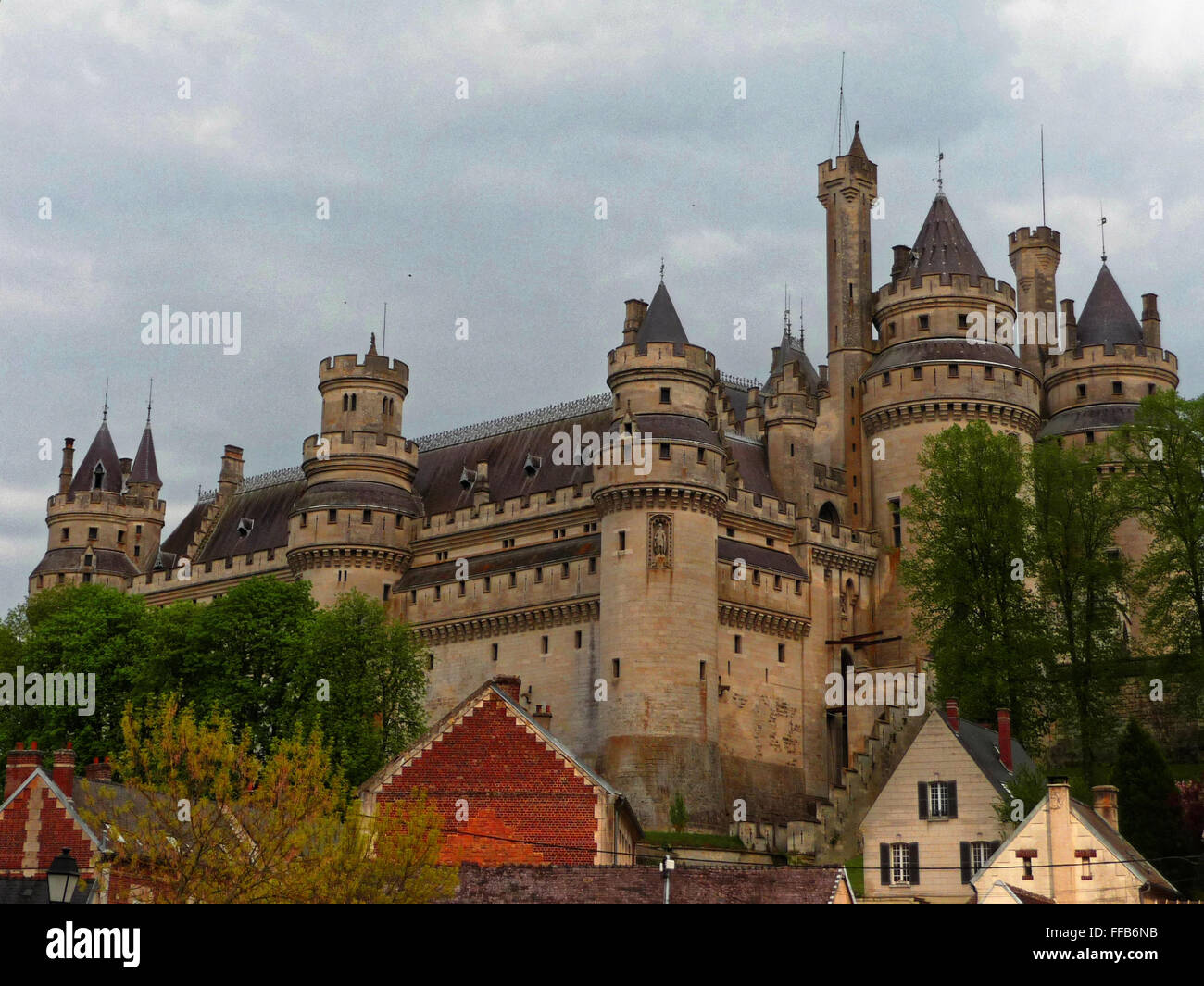 Château de Pierrefonds in France Stock Photo - Alamy