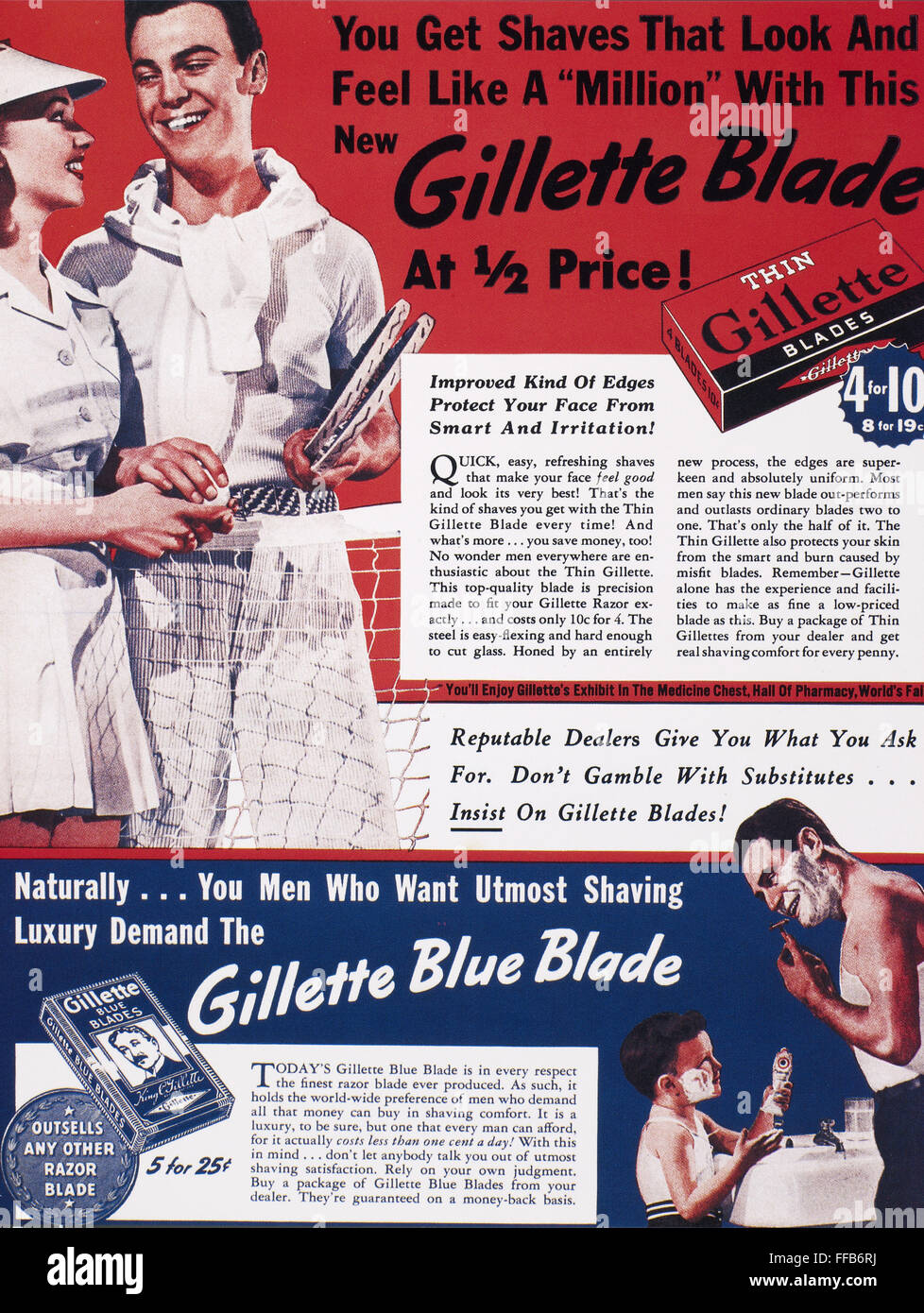 Gillette razor logo hi-res stock photography and images - Alamy