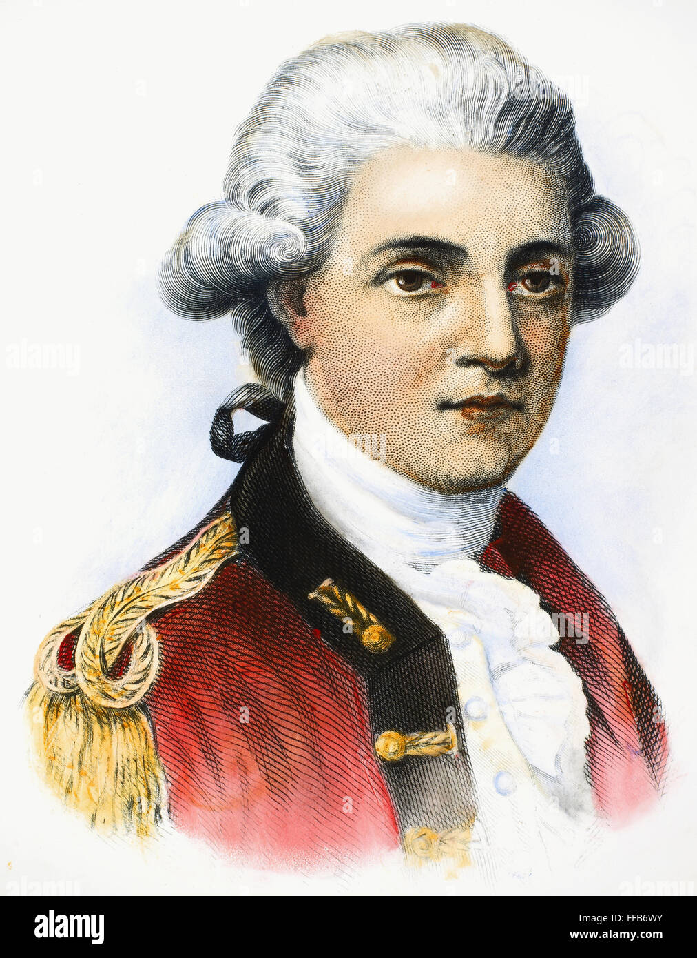 JOHN ANDRE (1751-1780). /nEnglish soldier. Line and stipple engraving ...