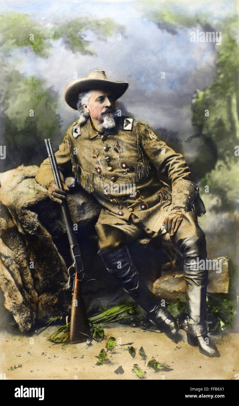 WILLIAM F. CODY (1846-1917). /nWilliam Frederick Cody. Known as Buffalo ...