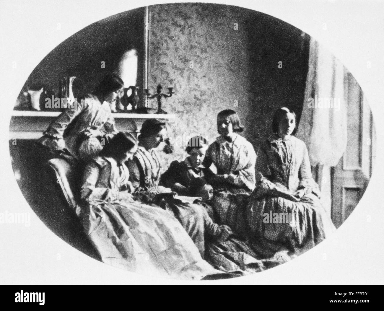 Family portrait 19th century england hi-res stock photography and ...