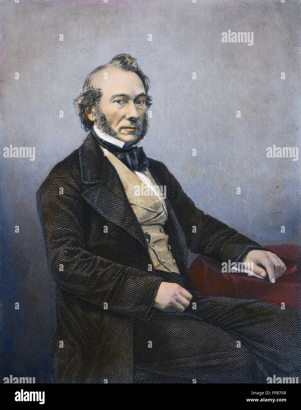 RICHARD COBDEN (1804-1865). /nEnglish politician and economist. Steel ...