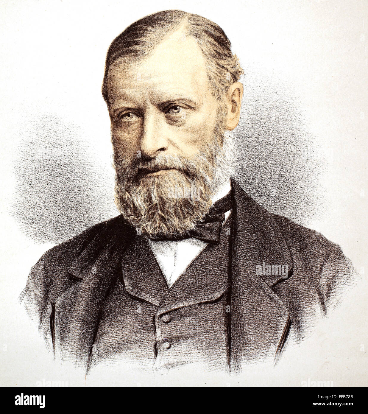 WILLIAM EDWARD FORSTER /n(1818-1886). English statesman. Contemporary ...