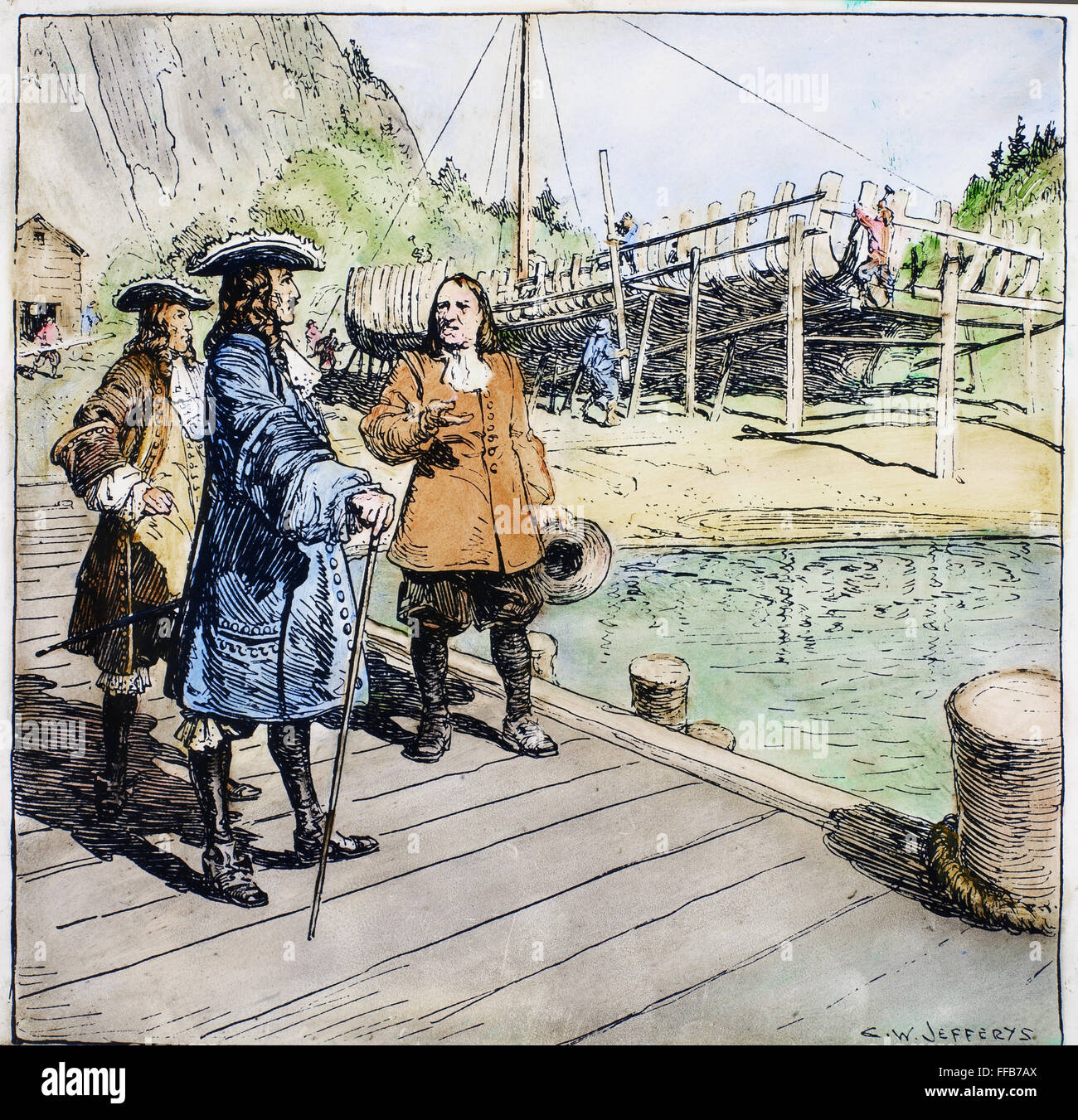 JEAN TALON (c1625-1694). /nFrench colonial administrator in Canada ...