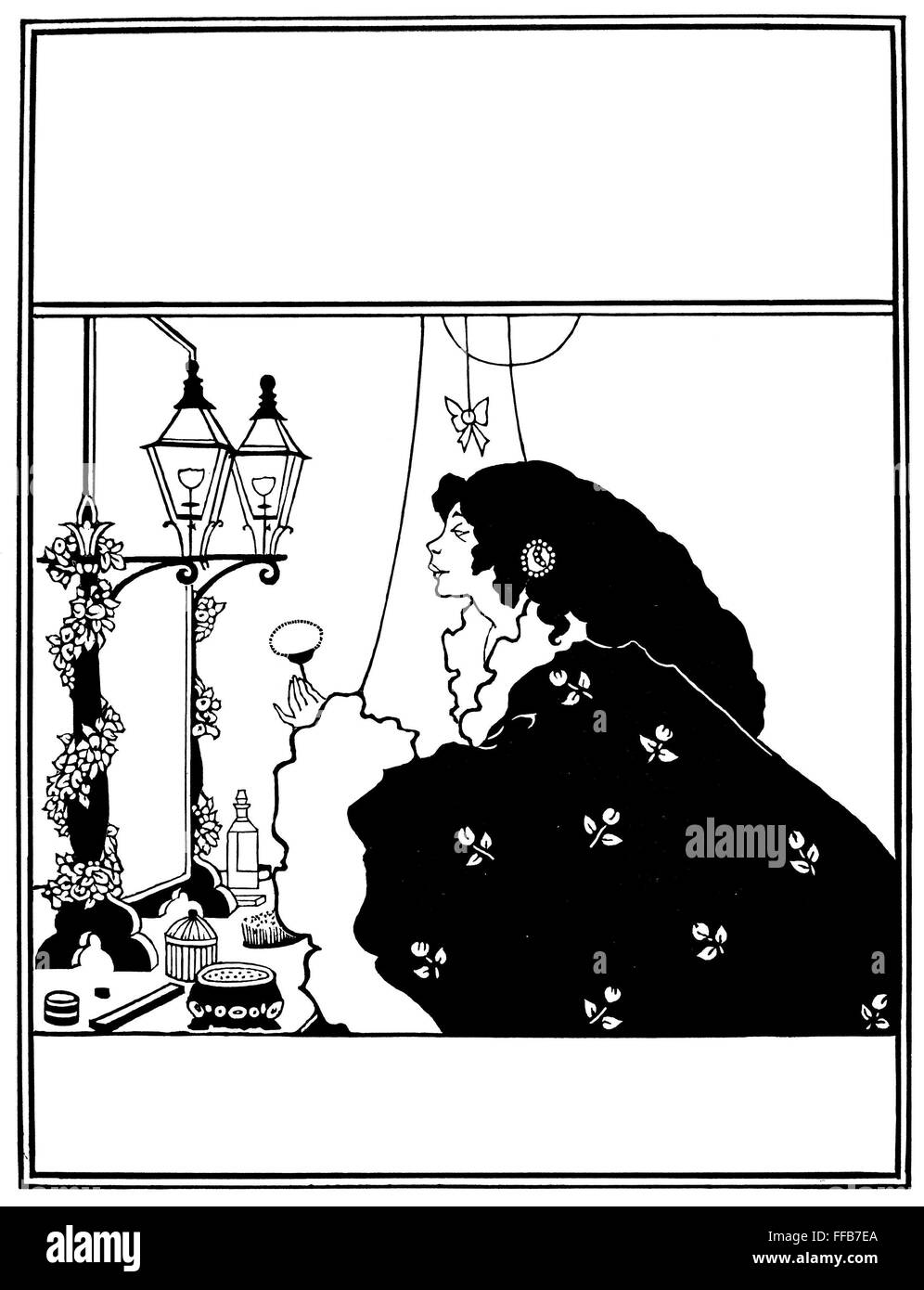 BEARDSLEY: YELLOW BOOK. /nCover design. Drawing by Aubrey Vincent ...