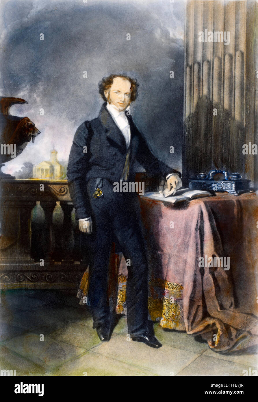 MARTIN VAN BUREN /n(1782-1862). Eighth President of the United States ...