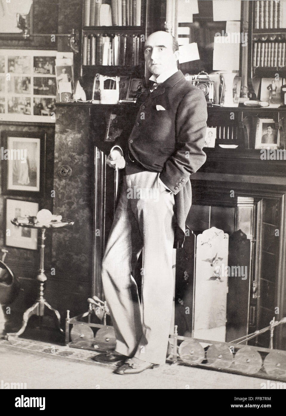 SIR ARTHUR WING PINERO /n(1855-1934). English dramatist. Photograph ...