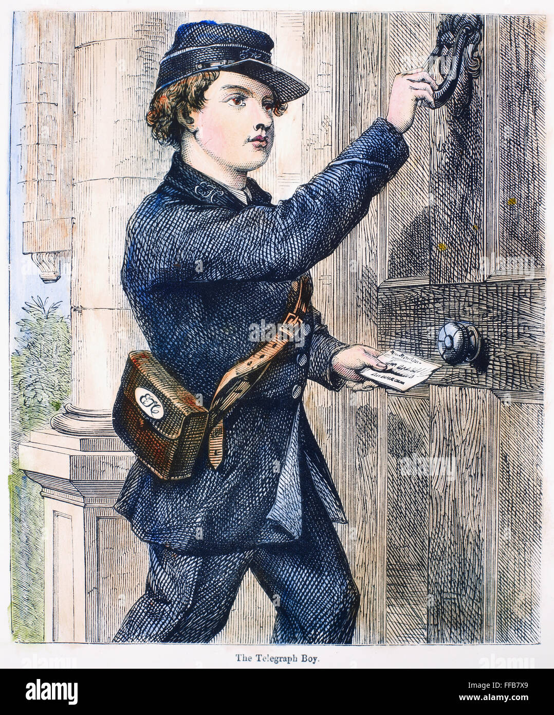 Telegram delivery boy hi-res stock photography and images - Alamy