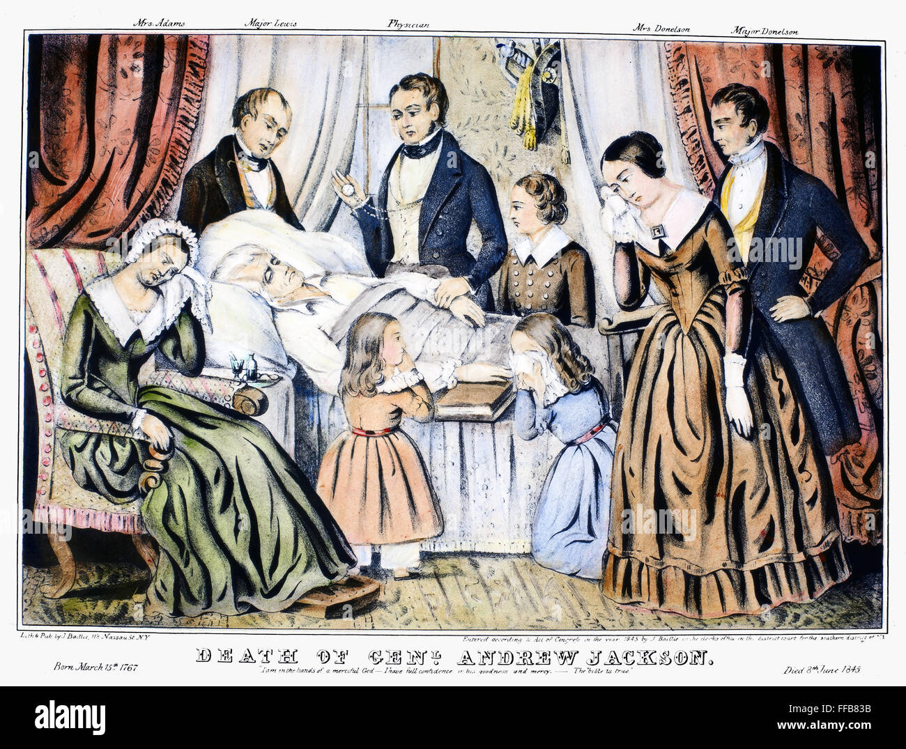 ANDREW JACKSON (1767-1845). /nSeventh President of the United States ...