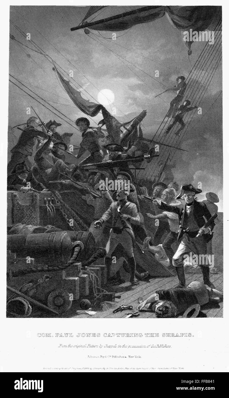 JOHN PAUL JONES (1747-1792). /nAmerican (Scottish-born) naval officer ...