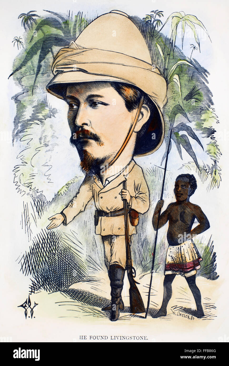 SIR HENRY MORTON STANLEY /n(1841-1904). British journalist and explorer ...