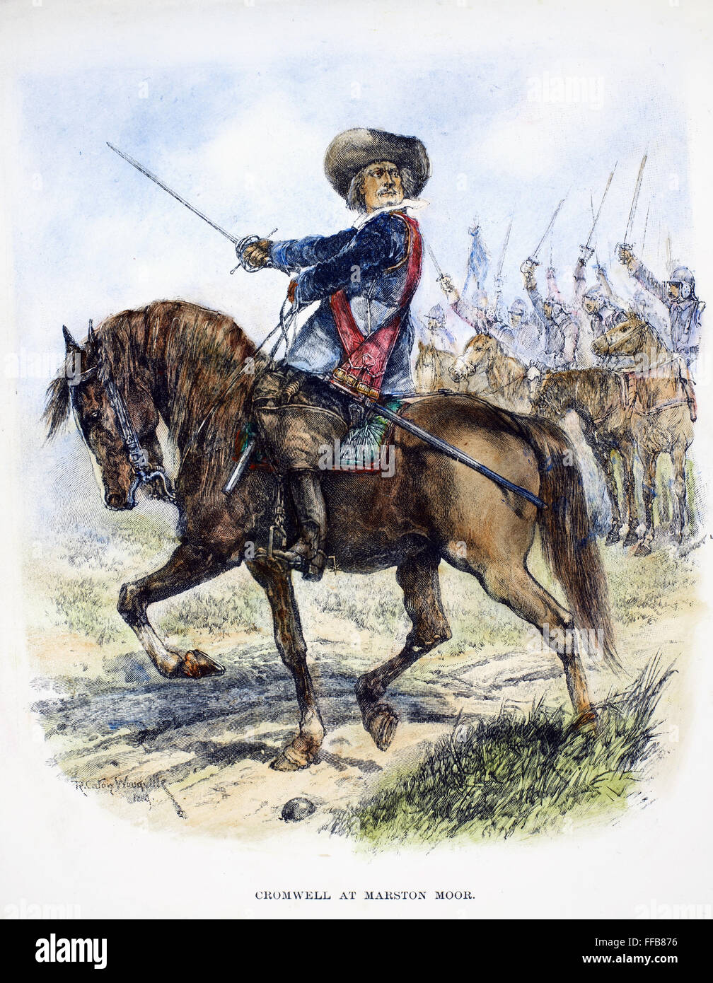 OLIVER CROMWELL (1599-1658). /nEnglish soldier and statesman. Cromwell ...