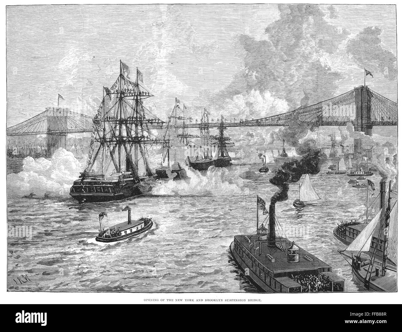 BROOKLYN BRIDGE OPENING. /nOpening ceremonies of the Brooklyn Bridge ...