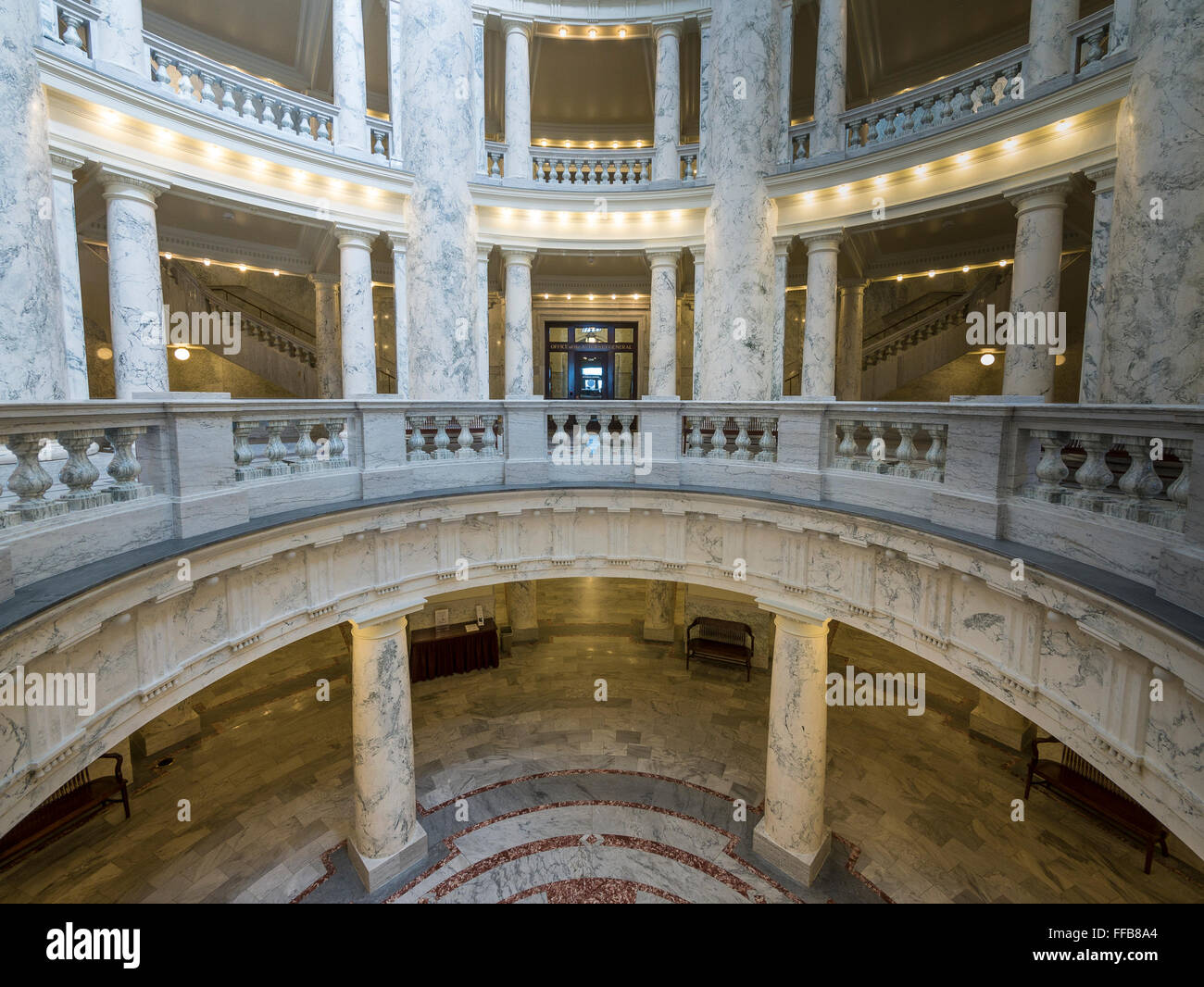 Inside the Idaho State Capitol building, Boise, Idaho Stock Photo - Alamy