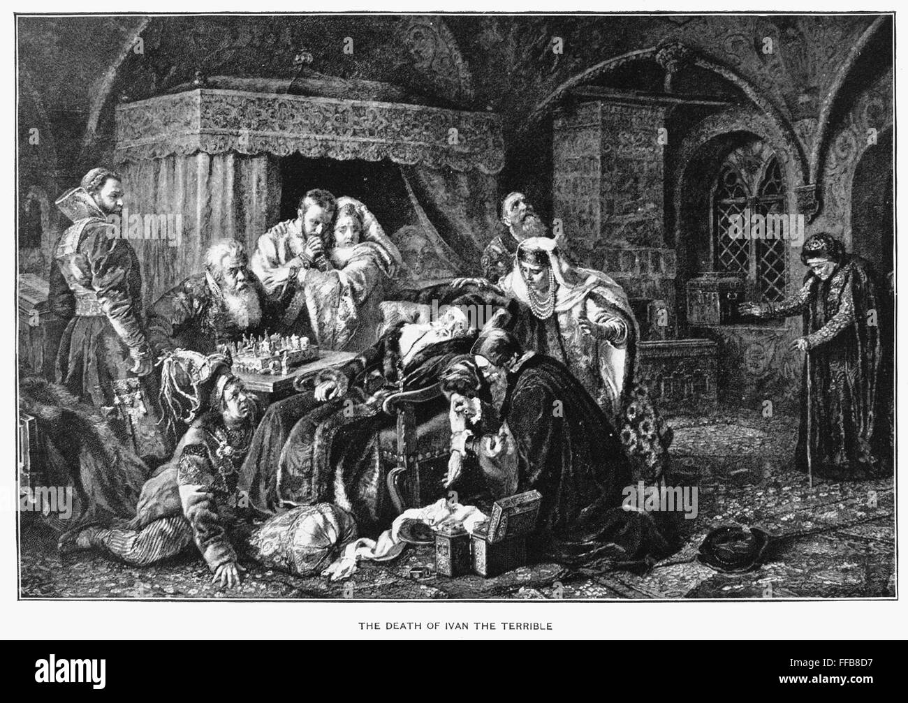 IVAN IV VASILEVICH (1530-1584). /nCalled Ivan the Terrible. Ruler of Russia as grand duke (1533 ...