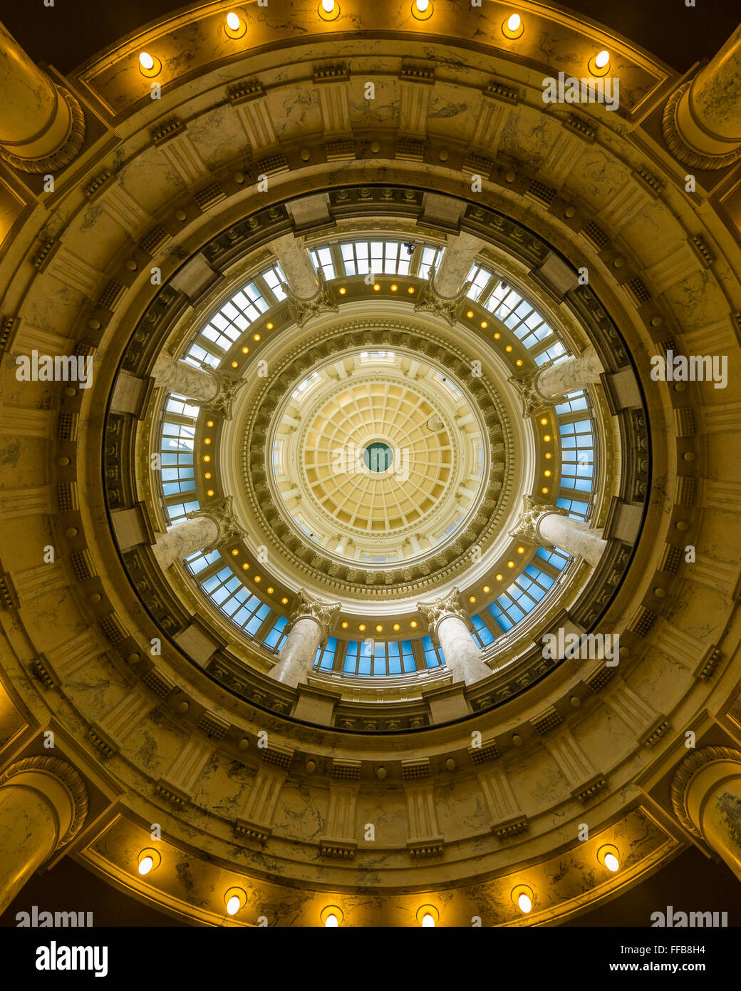Inside the capitol dome hi-res stock photography and images - Alamy