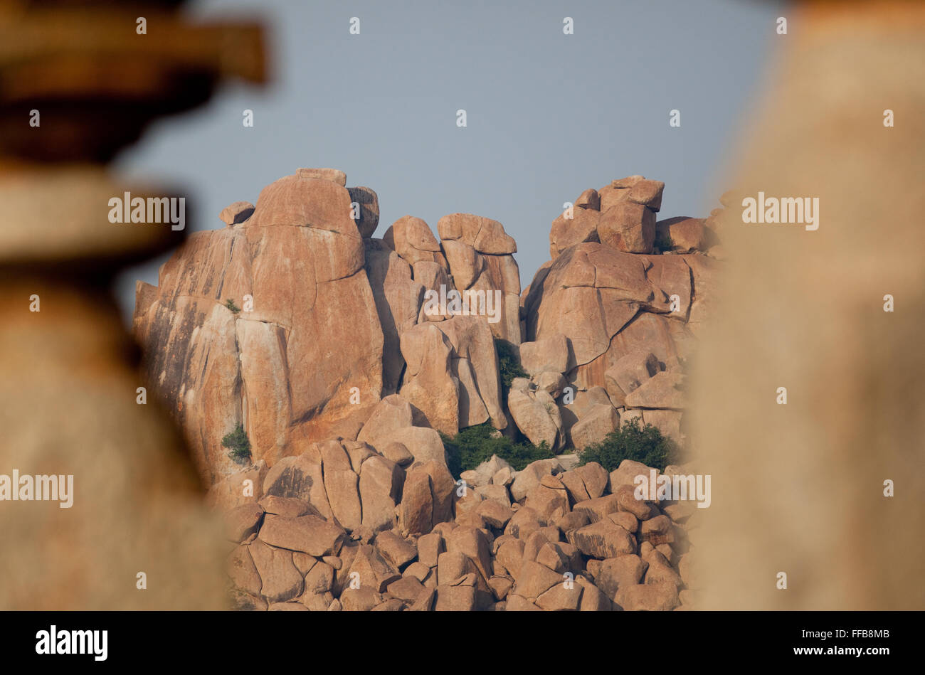 Hampi rock formations Stock Photo - Alamy