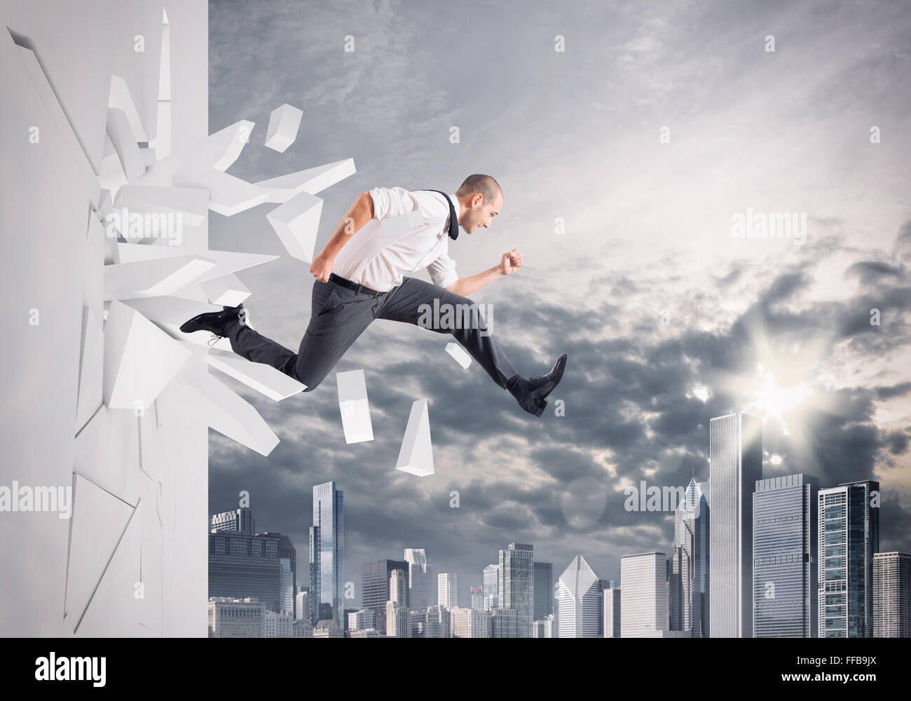 Business breakthrough hi-res stock photography and images - Alamy