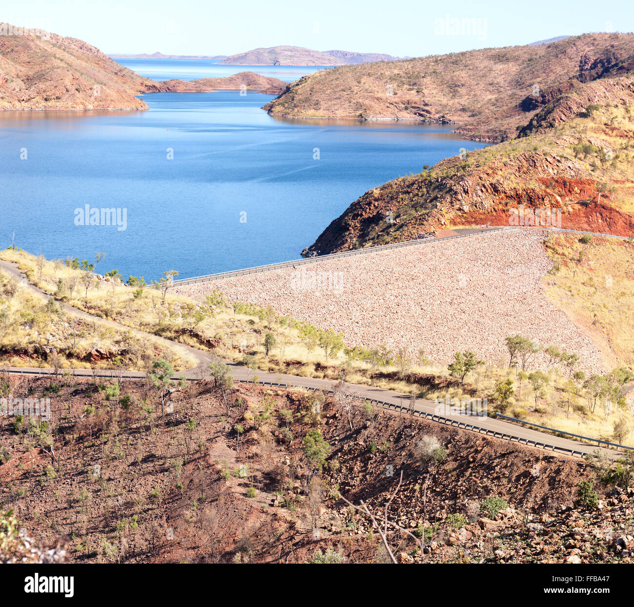 This beautiful lake is found in Western Australia. Part of River Ord ...