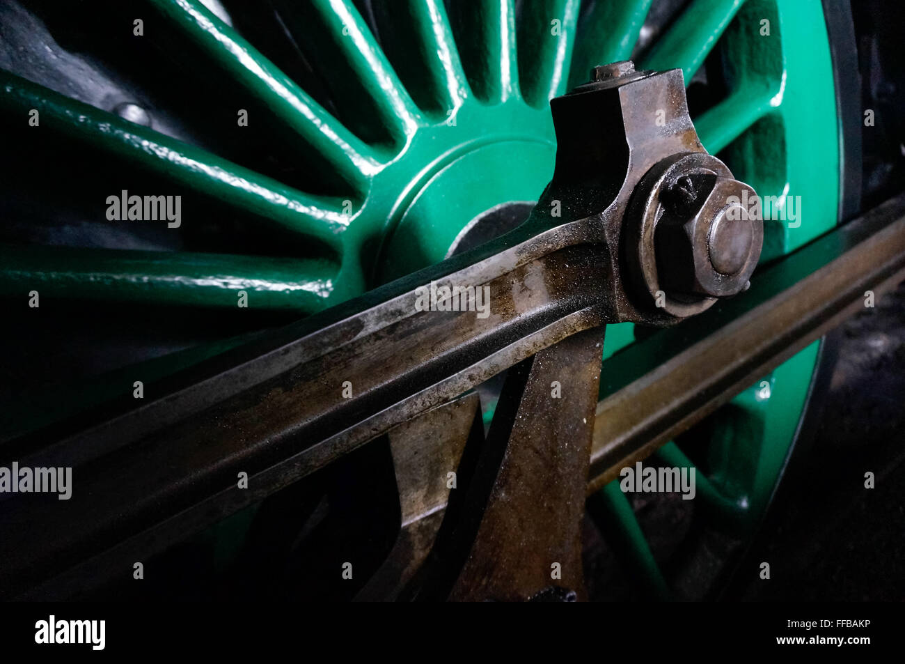Train wheel spokes rails hi-res stock photography and images - Alamy