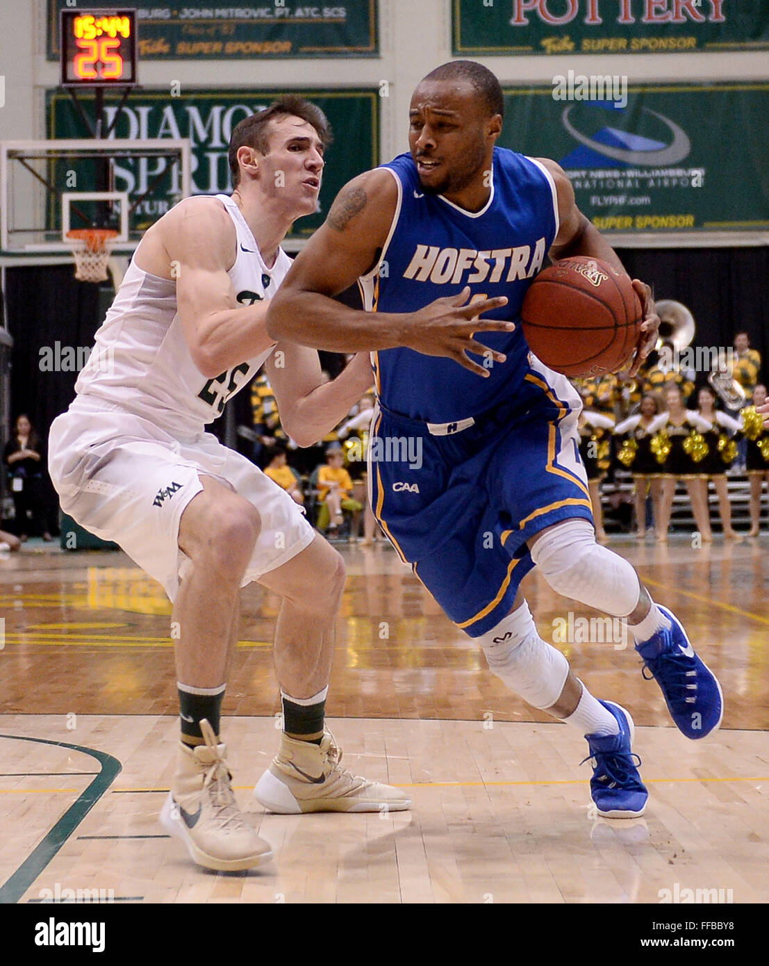 Williamsburg, VA, USA. 11th Feb, 2016. 20160211 - Hofstra guard JUAN'YA ...