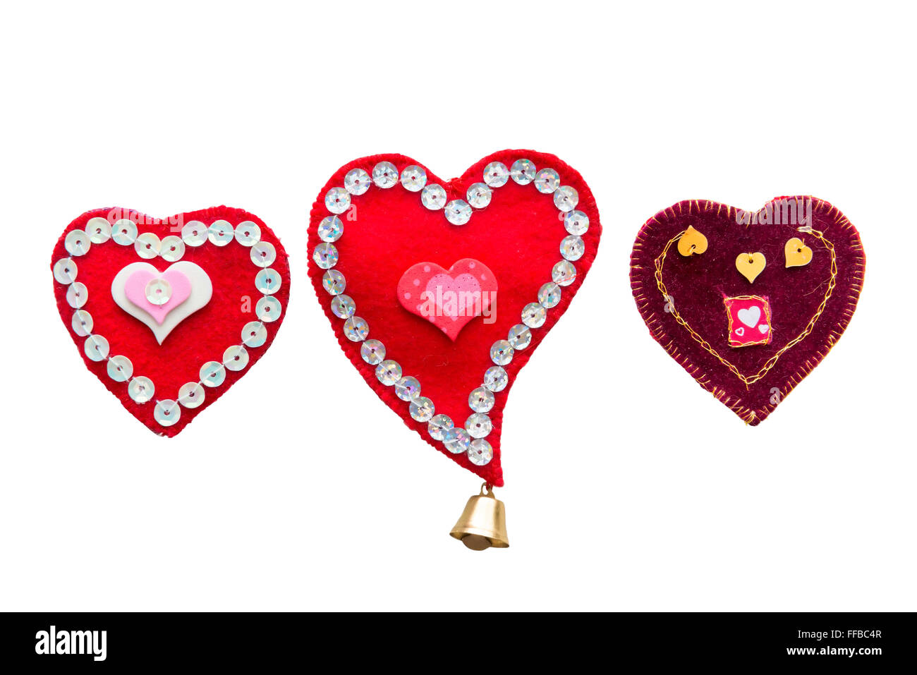 Three hearts hi-res stock photography and images - Alamy