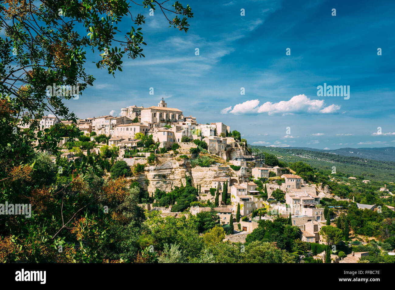 Medieval hilltop village hi-res stock photography and images - Alamy