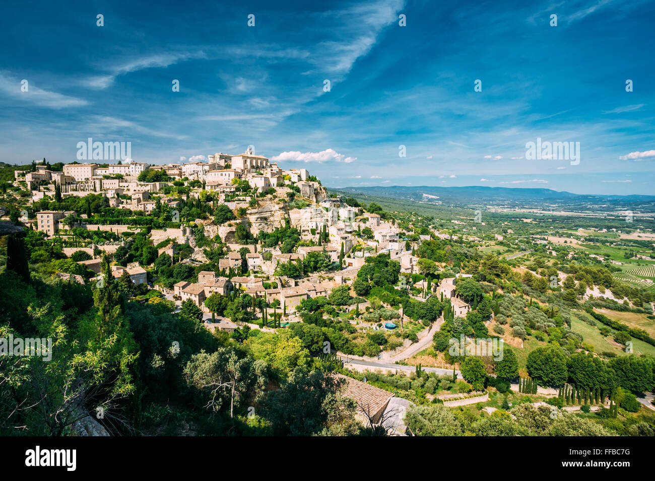 Medieval hilltop village hi-res stock photography and images - Alamy
