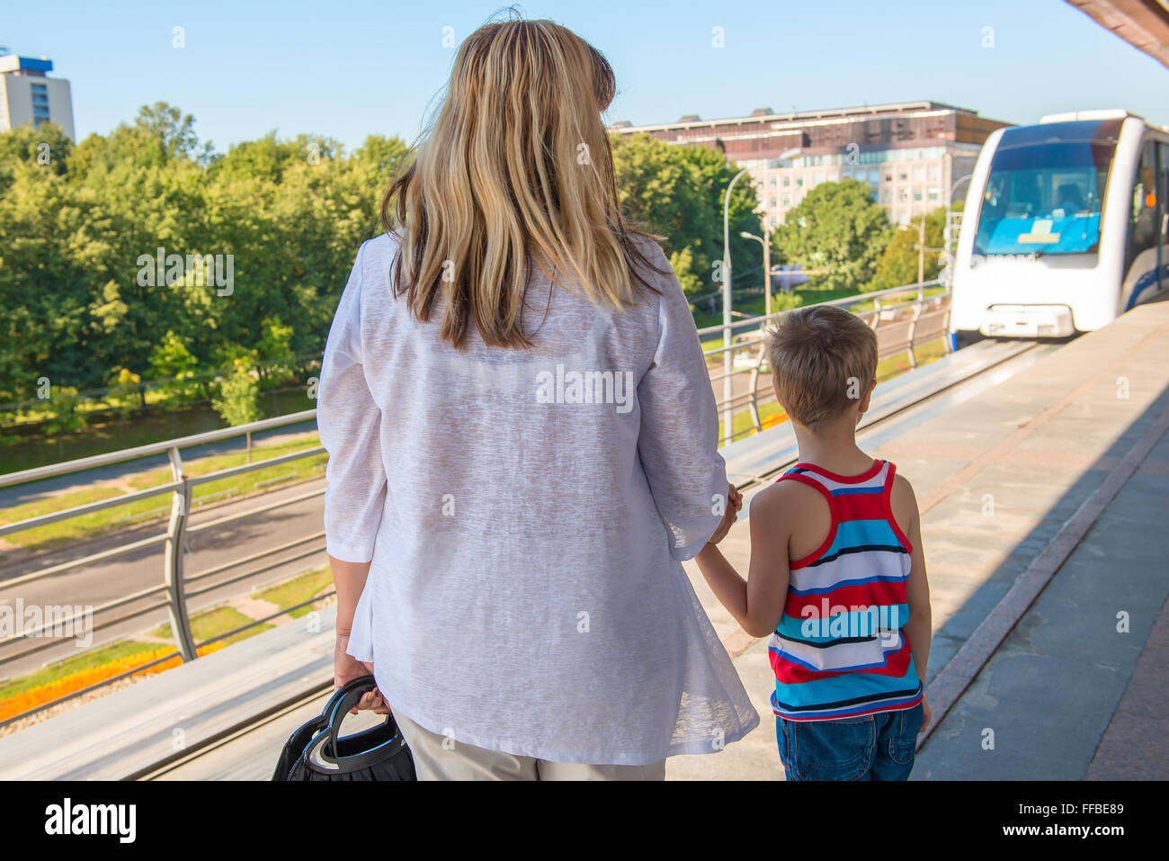 Child transport a the arrival hi-res stock photography and images - Alamy