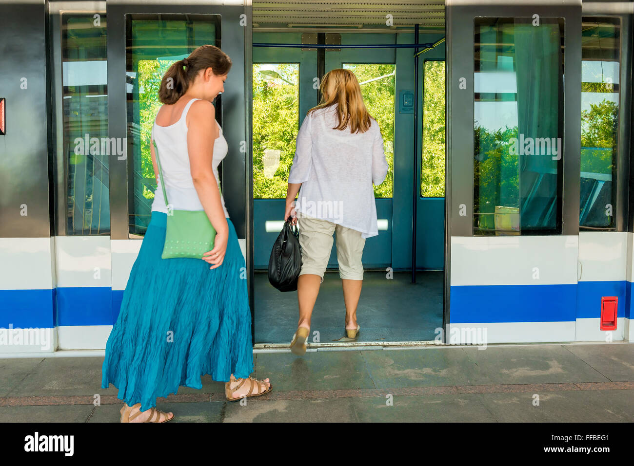 Enter train hi-res stock photography and images - Alamy