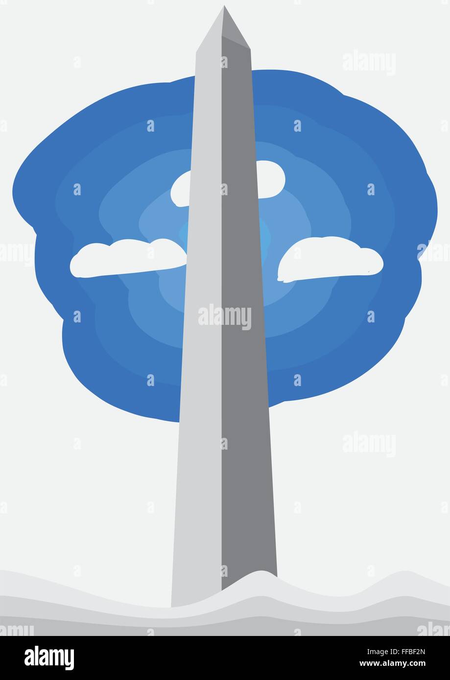 George washington national monument Stock Vector Images - Alamy