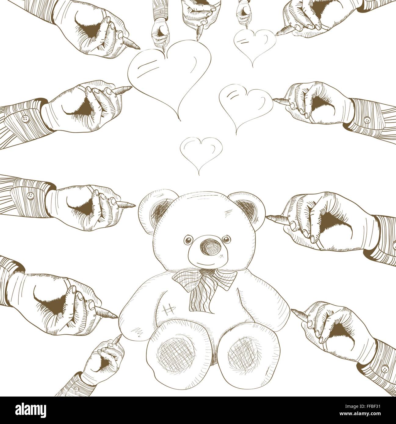 Hands soft Stock Vector Images - Alamy