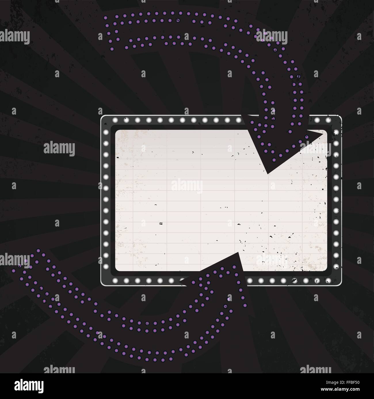 Poster design in retro Stock Vector Images - Alamy