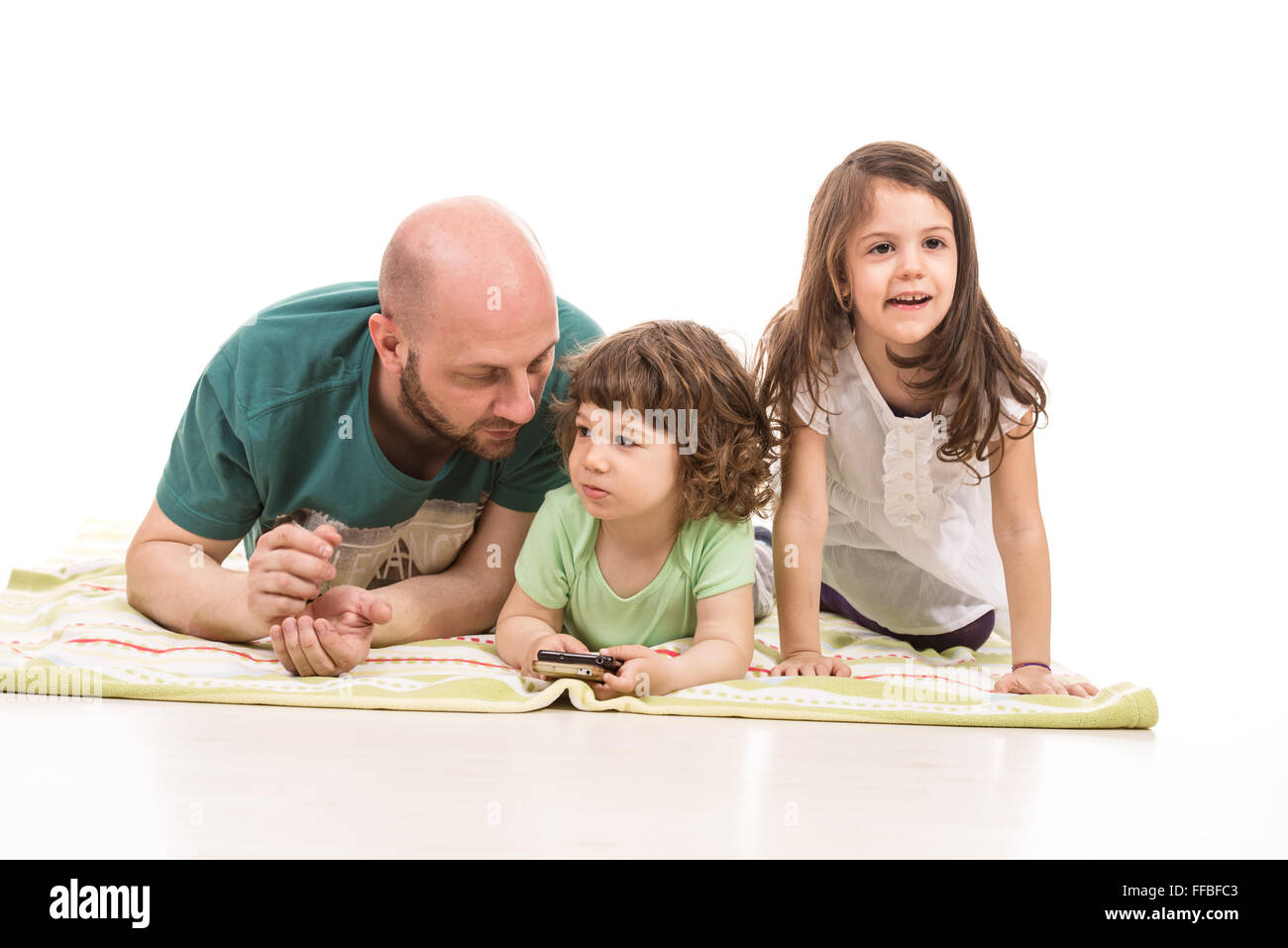 Kids laying on floor hi-res stock photography and images - Alamy