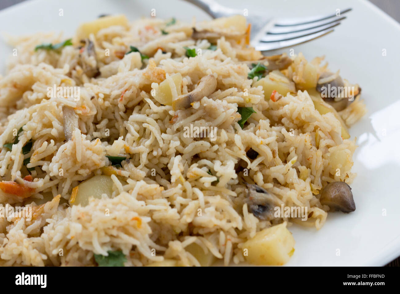 Goan mushroom pulao is almost similiar to goan prawn pulao but instead ...